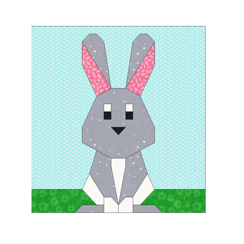 Bunny Quilt Pattern - Etsy