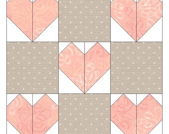 FPP Sewing Pattern - Pineapple, One-piece Block, Quilt Block Pattern ...