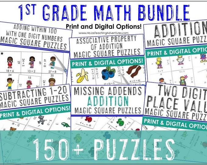 1st Grade Math Color by Code: Circus Edition Addition Subtraction ...
