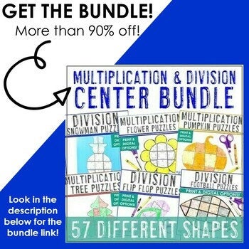 MULTIPLICATION Turkey Puzzles Use for November Thanksgiving - Etsy