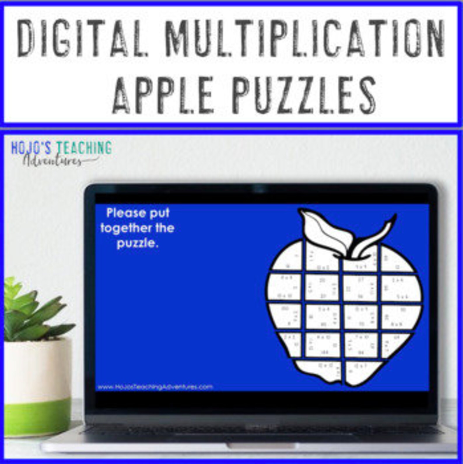 MULTIPLICATION Apple Puzzles - Use for Games, Review, Activities ...
