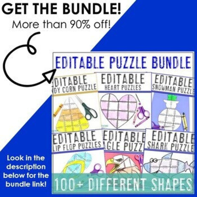 EDITABLE Snowman Puzzle Great Christmas or Winter Learning Math ...
