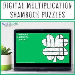 MULTIPLICATION St. Patrick's Day Puzzles - Use for Games, Review ...