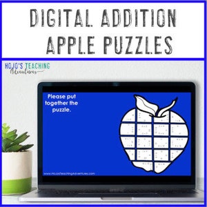 ADDITION Apple Puzzles - Use for Back to School or Fall / Autumn Review ...