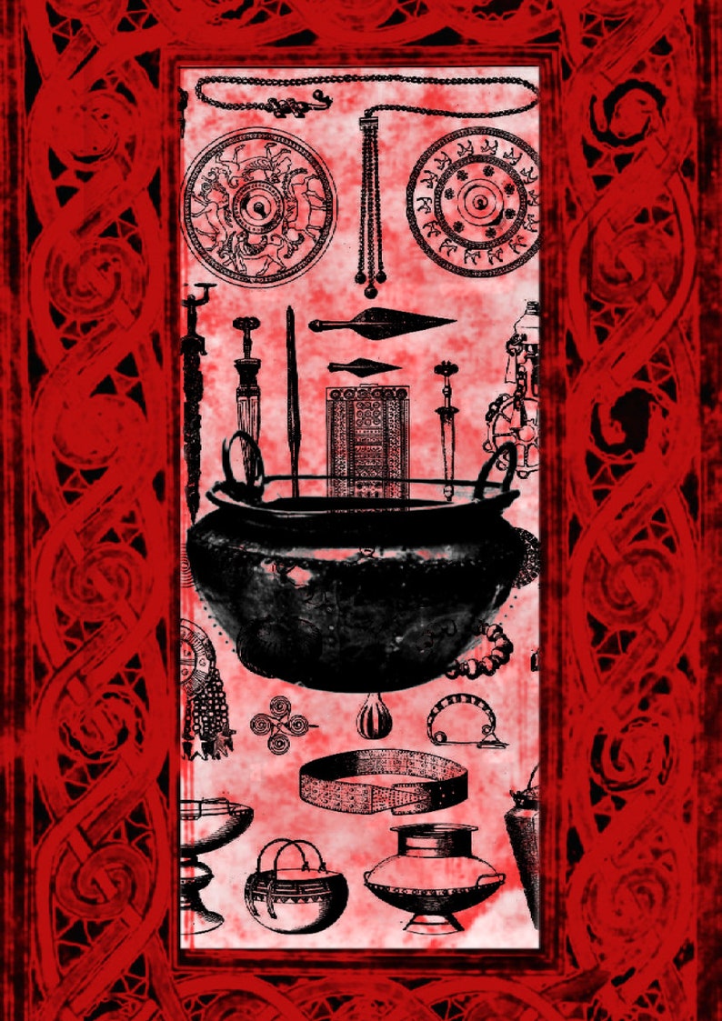 Dagda's Cauldron of Plenty A4 Poster Print - Etsy Ireland