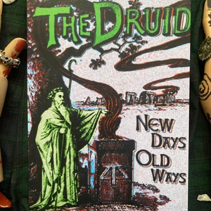 The Druid A4 Pagan Art Print - Etsy