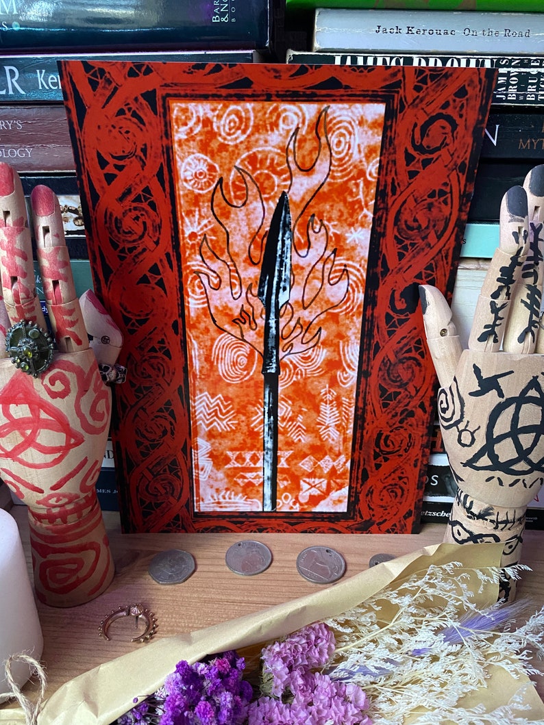 Lugh's Spear of Fire A4 Poster Print - Etsy