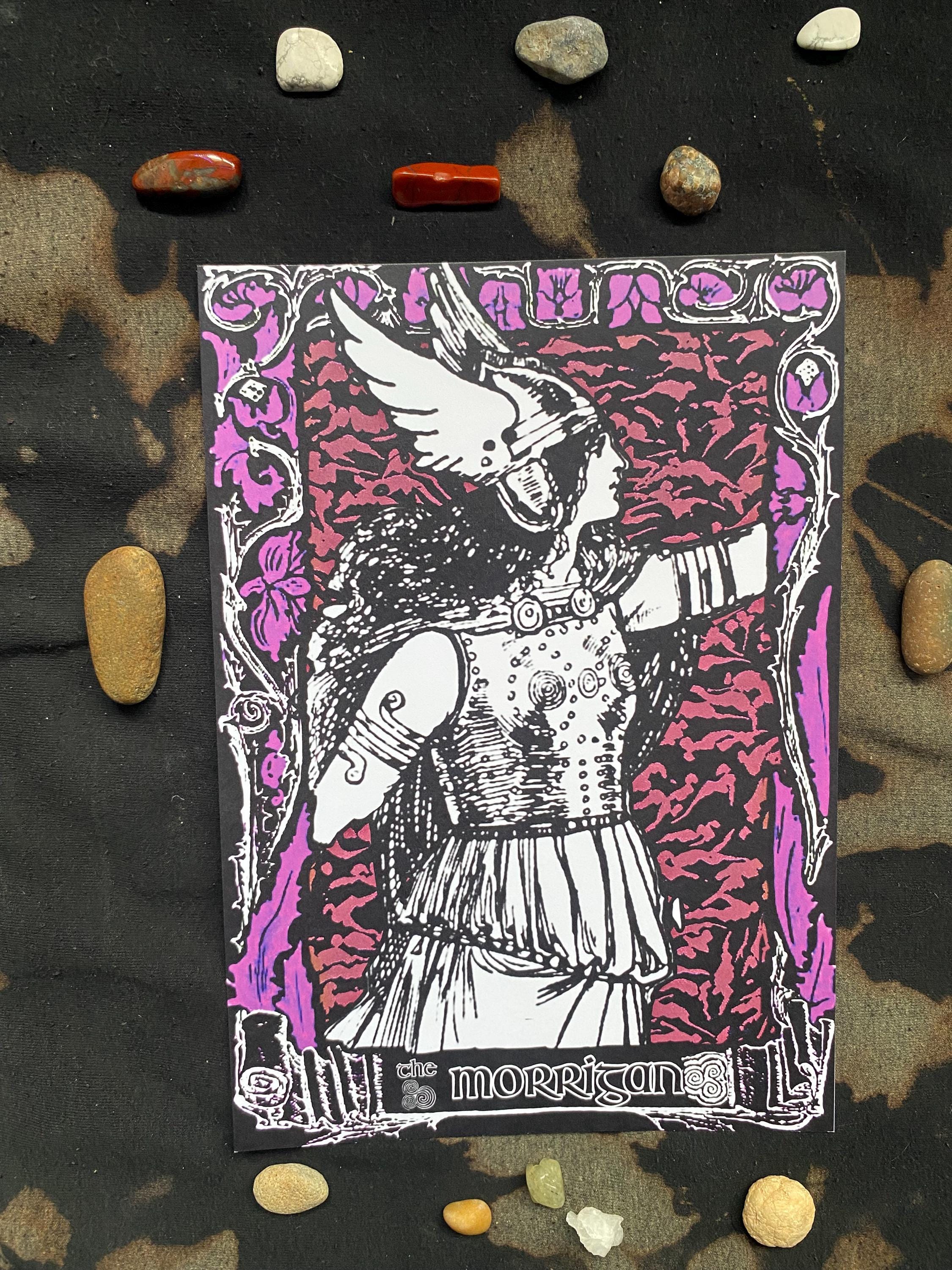 The Morrígan A4 Art Print - Etsy