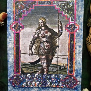 Queen Meave / Scotti Woman A4 Poster Print - Etsy