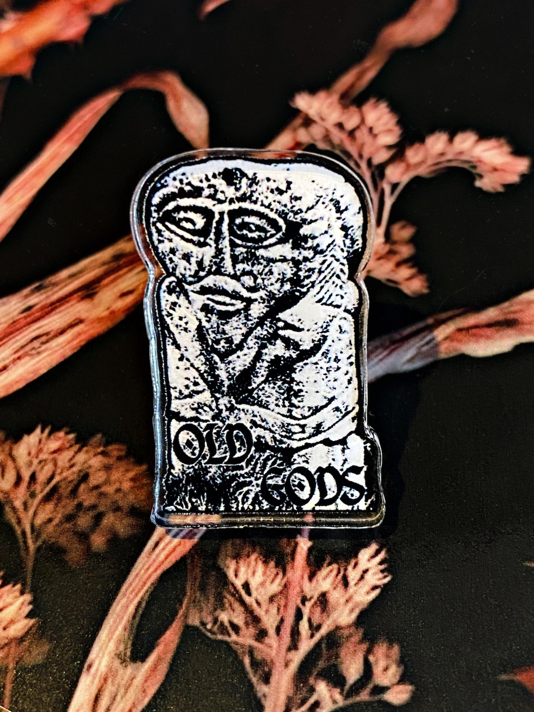 Old Pagan God Pushback Pin - Etsy