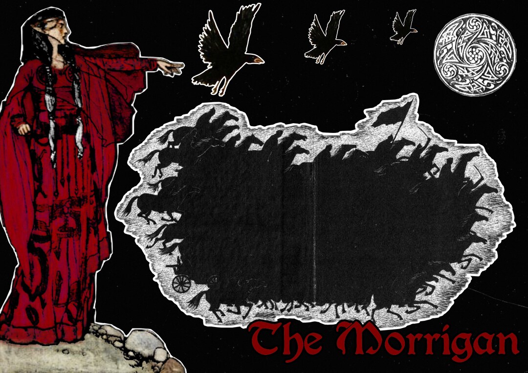 The Morrigan A4 Print - Etsy