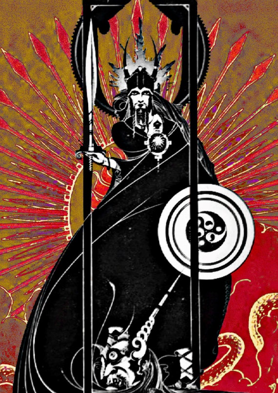 Lugh and Balor A4 Poster Print - Etsy