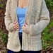Crochet Pattern- Casey Cardigan With Pockets- Instructions for Sizes Xs ...