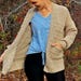 Crochet Pattern- Casey Cardigan With Pockets- Instructions for Sizes Xs ...