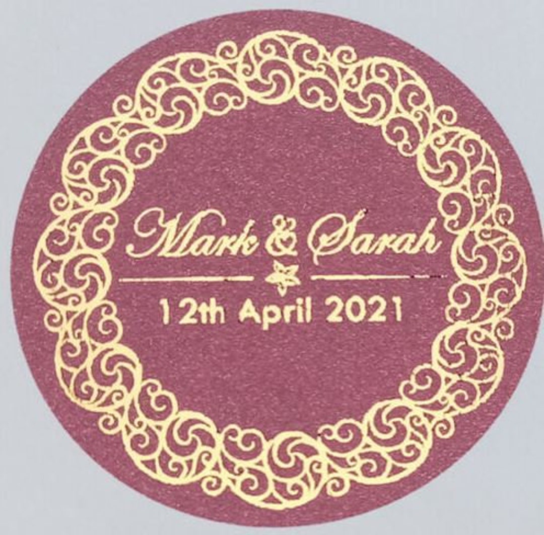 Celebration GOLD FOIL Stickers Labels Thanks Bag Personalised - Etsy