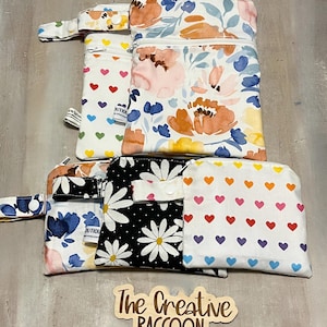 Wet Dry Bag for Period Care, Sanitary Pad Holder, Wet Bag for Pads ...