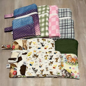 Wet Dry Bag for Period Care, Sanitary Pad Holder, Wet Bag for Pads ...
