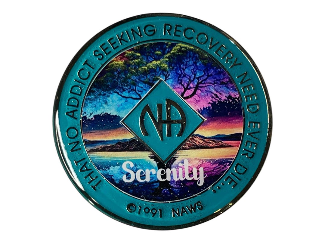 Custom 12-step Medallion | Personalized Clean Time Token | Sobriety ...
