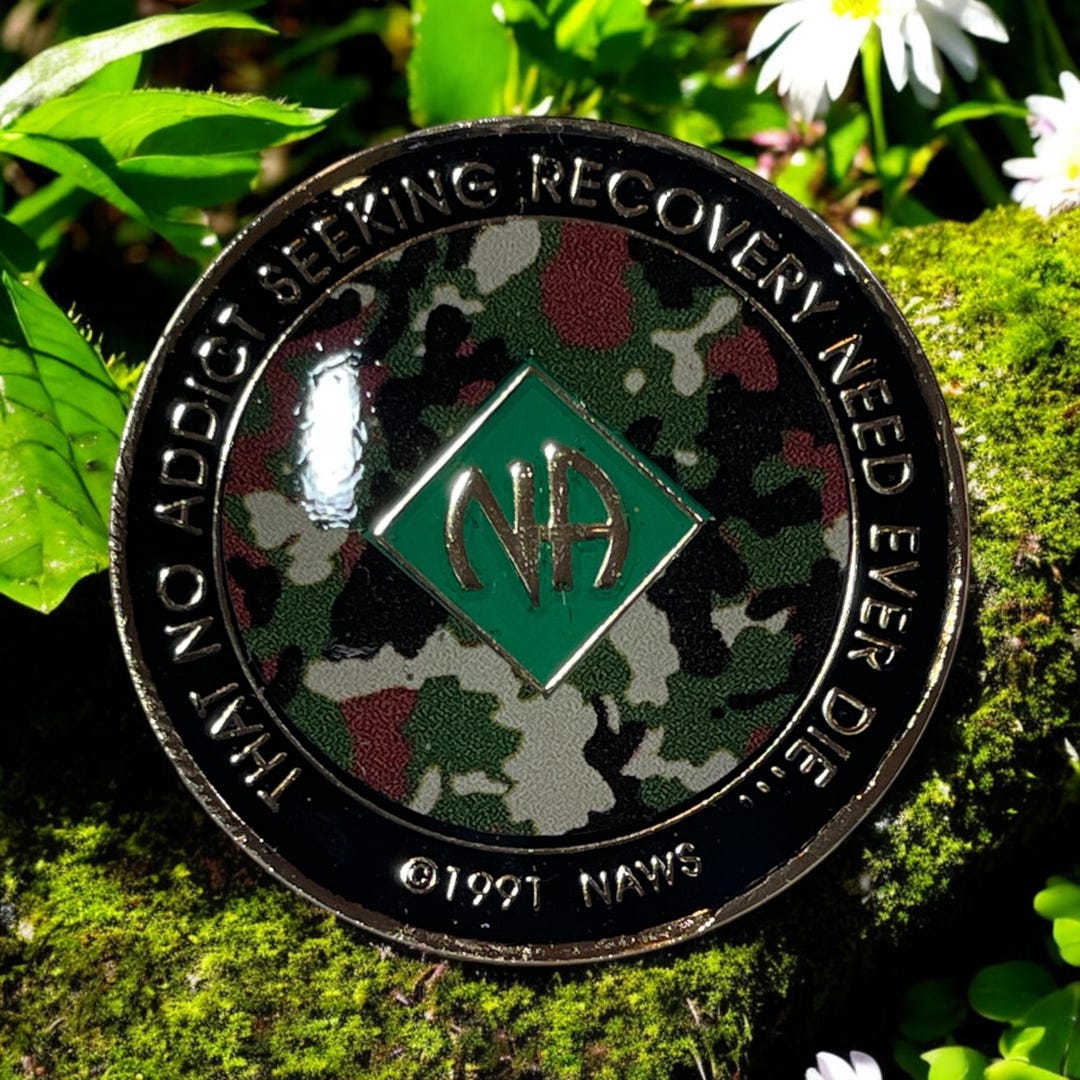 Personalized NA Recovery Medallion | Handcrafted Narcotics Anonymous ...