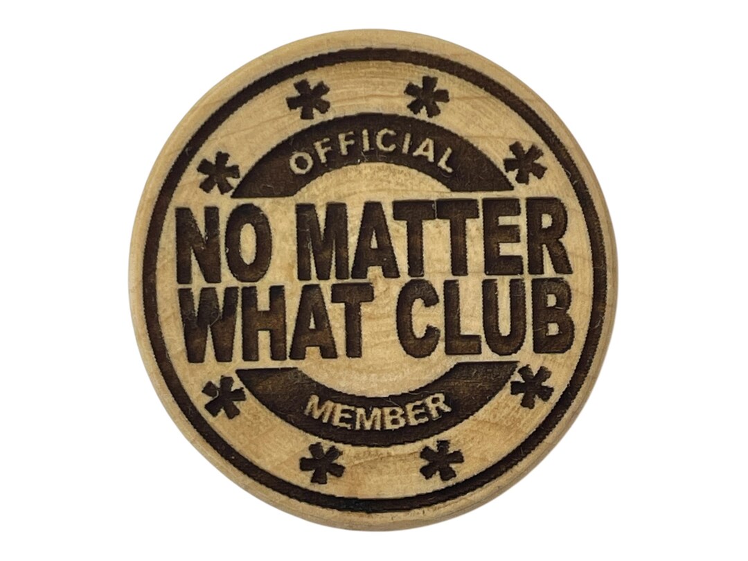 Engraved Wood Recovery Token: No Matter What Club Sobriety Gift - Etsy