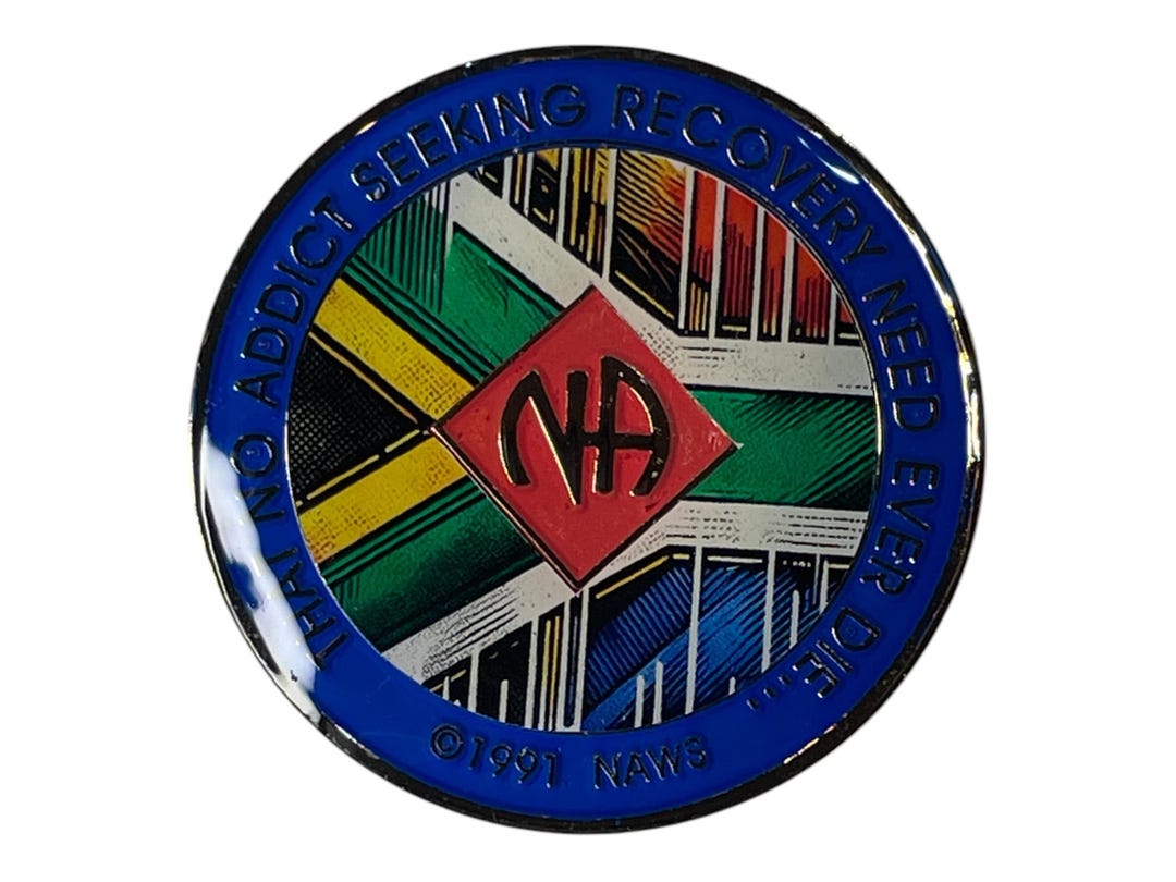 12-step Milestone Medallion - Custom Name and Date Recovery Token for ...