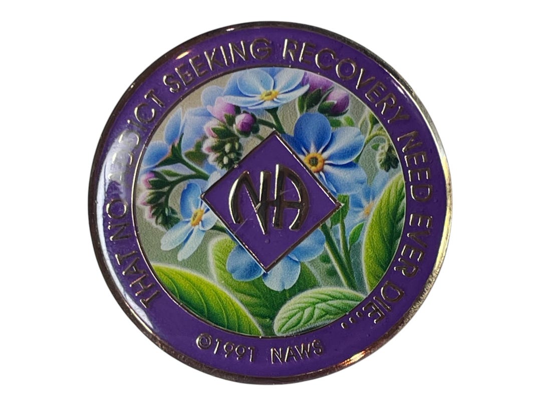 Artistic Narcotics Anonymous Medallion | Custom NA Recovery Coin ...