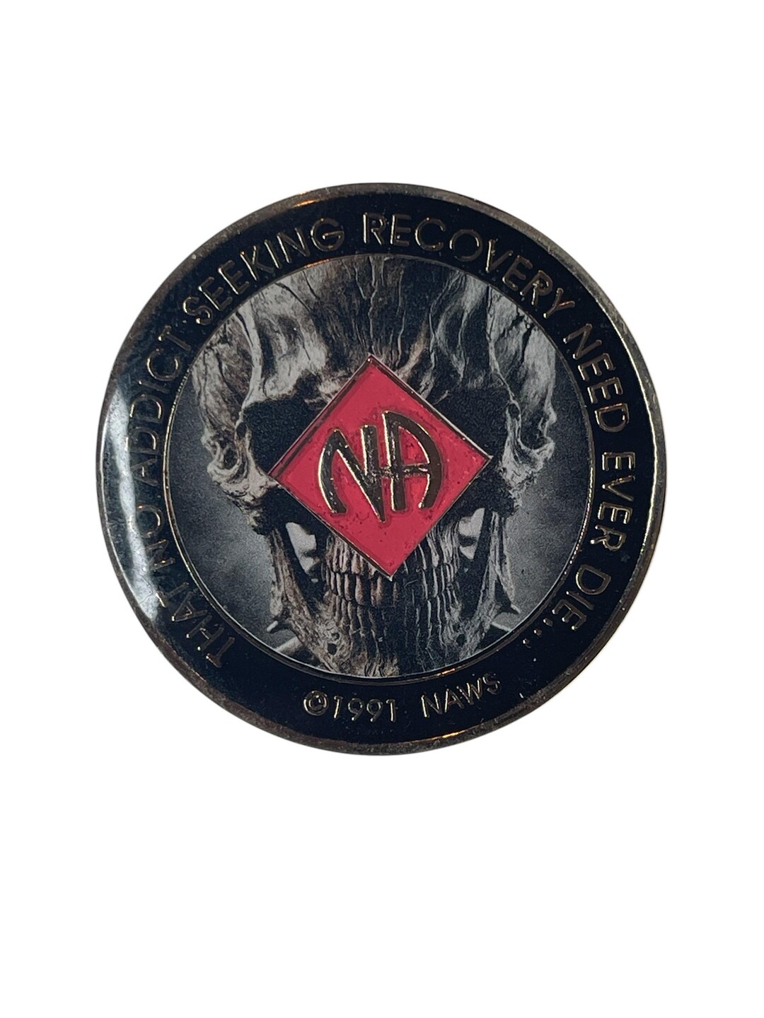Personalized NA Recovery Medallion | Handcrafted Narcotics Anonymous ...