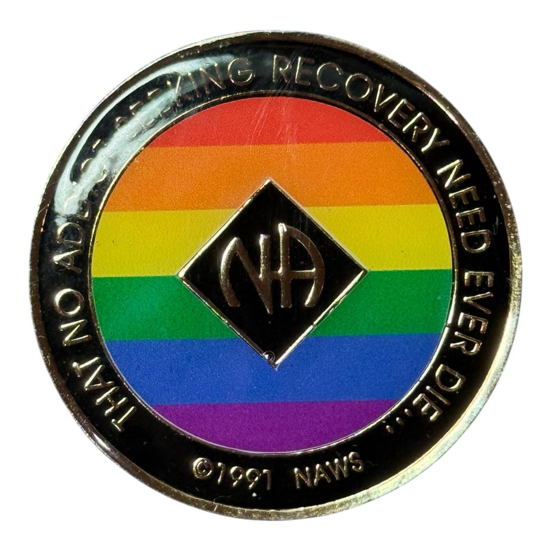 Artistic Narcotics Anonymous Medallion | Custom NA Recovery Coin ...
