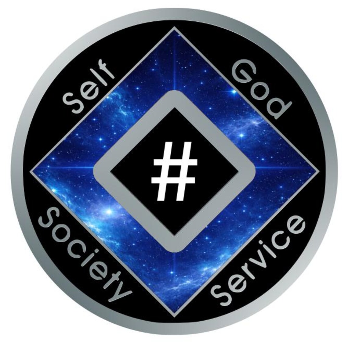 Galaxy NA Recovery Medallion – Cosmic Sobriety Chip With “that No ...