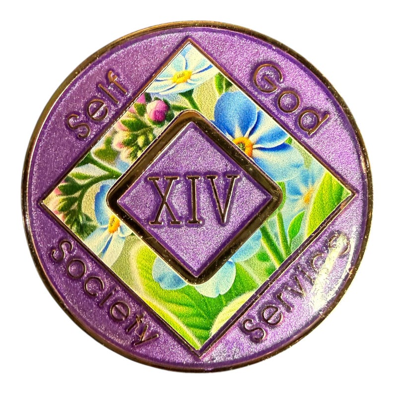 Artistic Narcotics Anonymous Medallion | Custom NA Recovery Coin ...