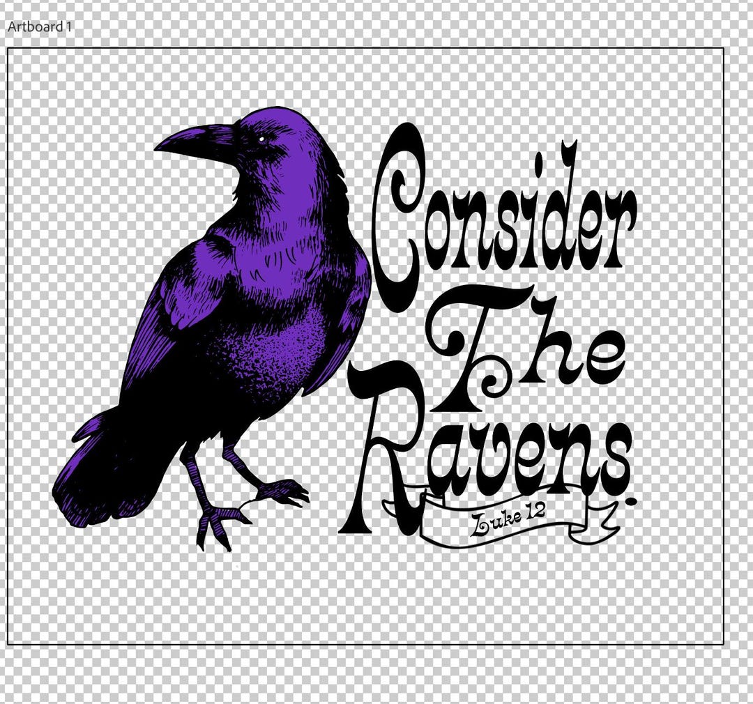 Christian Halloween Raven Design (digital Download) - Etsy