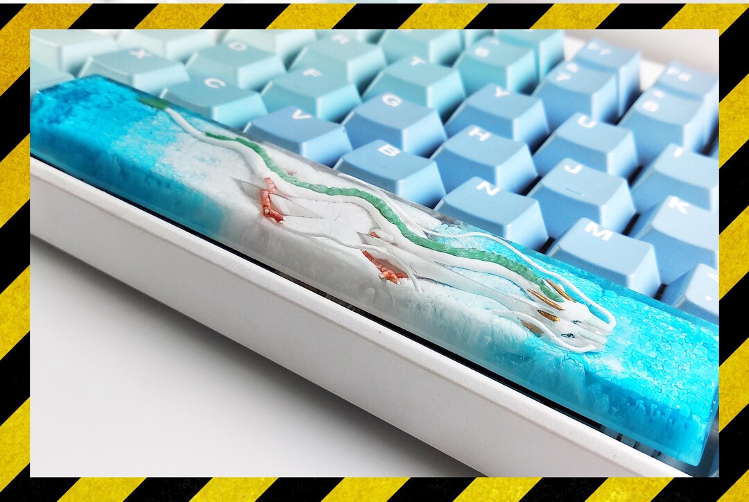 Haku Spi.rited A.way Dragon Spacebar Keycap Artisan, Custom Spacebar ...