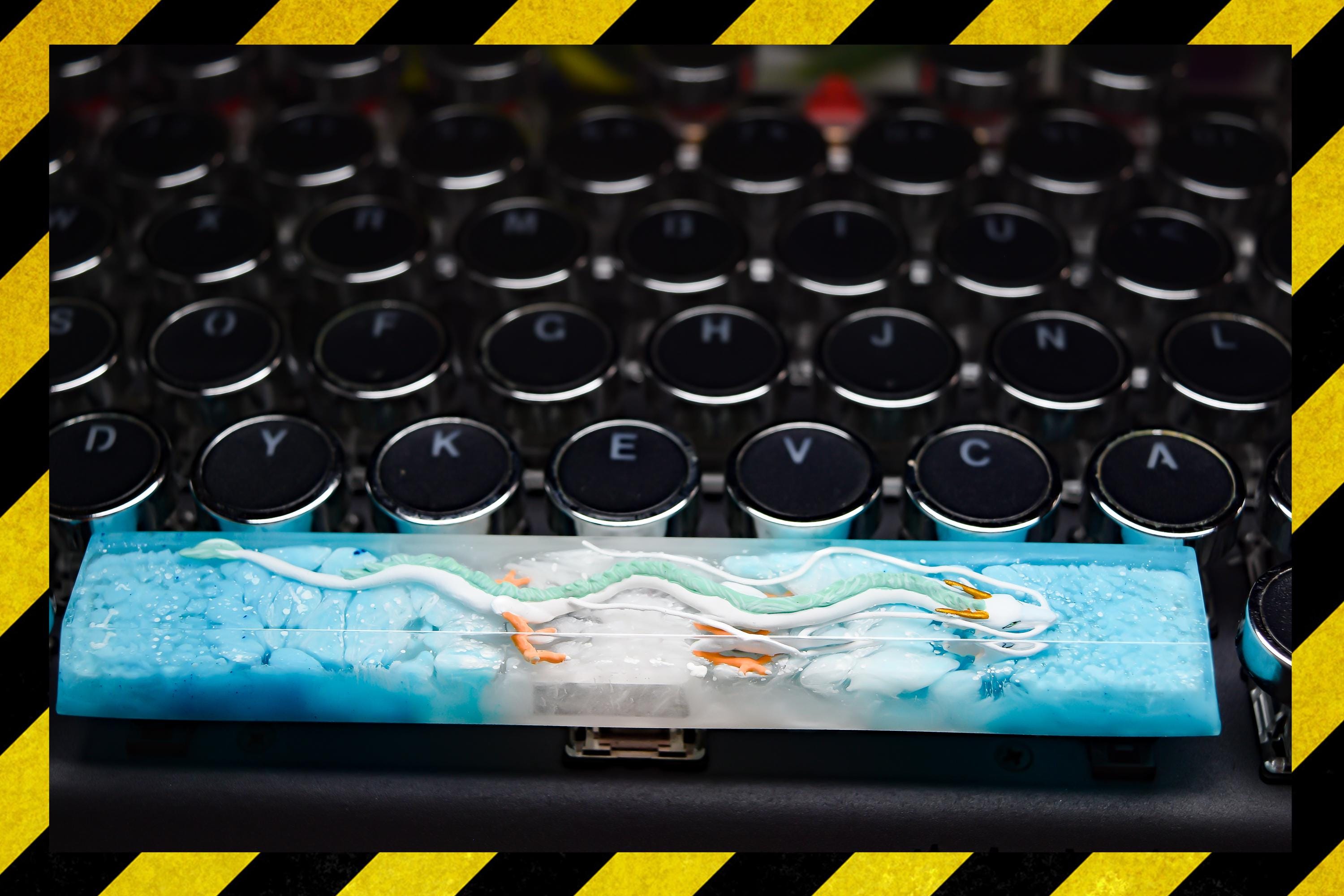 Haku Spiri.ted A.way Dragon Spacebar Keycap Artisan, Custom Spacebar ...