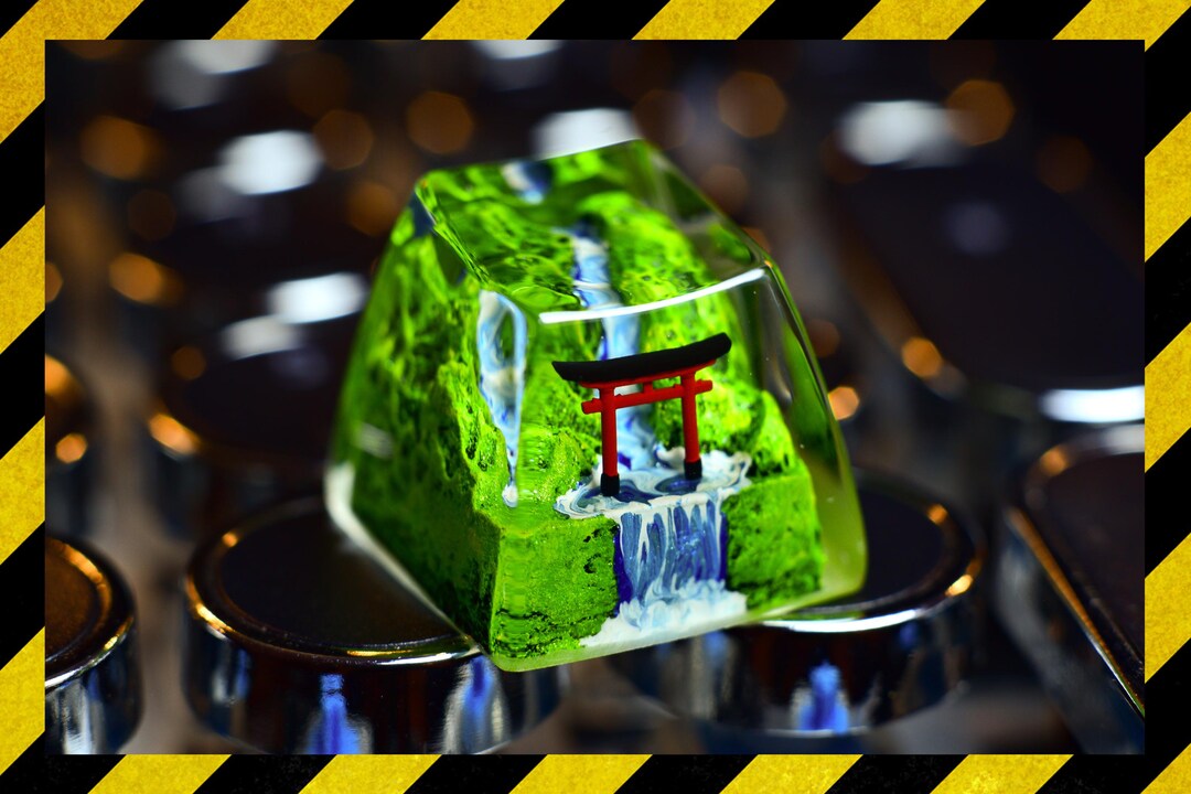 Torii Gate Keycap Resin, Custom Keycap, Gaming Keycap, Cherry MX ...
