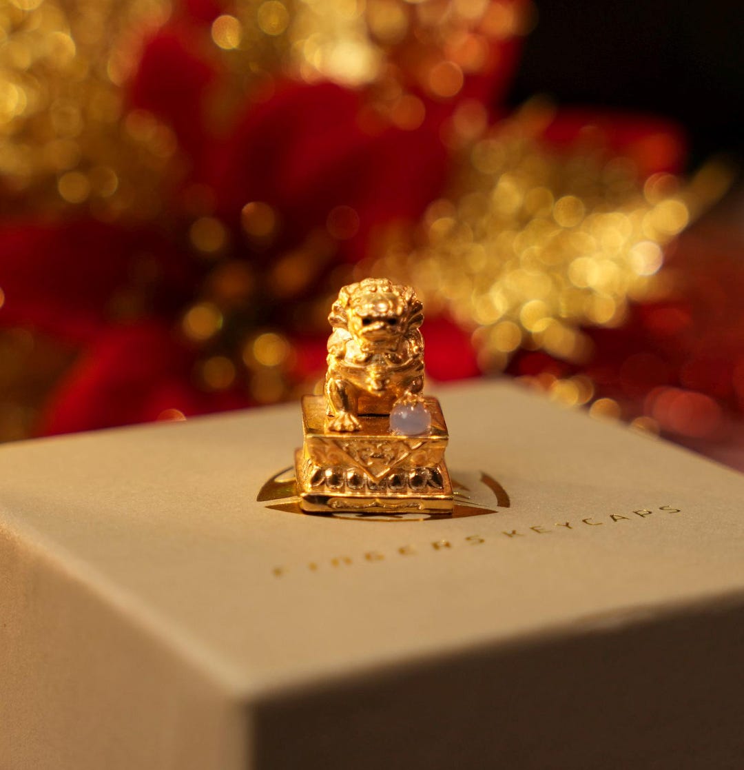 Keycap Golden Unicorn, Birthday Gift, Artisan Keycap for Mechanical ...