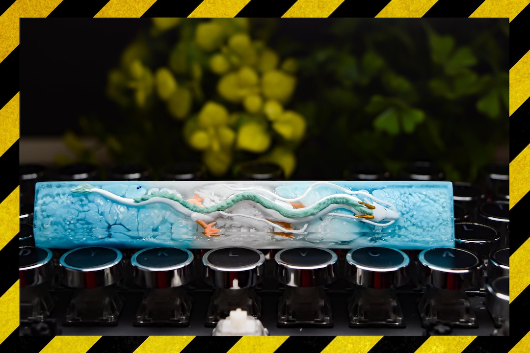 Haku Spiri.ted A.way Dragon Spacebar Keycap Artisan, Custom Spacebar ...
