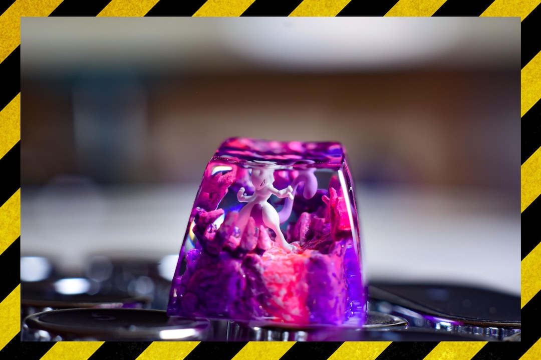 Mew.two Keycap Resin, Custom Keycap Resin, Gift for Him, Birthday Gift ...