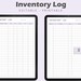 Editable Inventory Log, Inventory Tracker, Product Inventory, Inventory ...