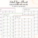 Printable Vital Sign Chart, Vital Sign Log, Vital Sign Tracker, Vital ...