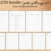 Printable Getting Things Done GTD Planner, GTD Worksheets, Getting ...