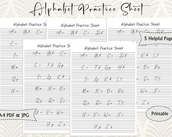 Basic Strokes Handwriting Practice Sheet, Printable Handwriting ...