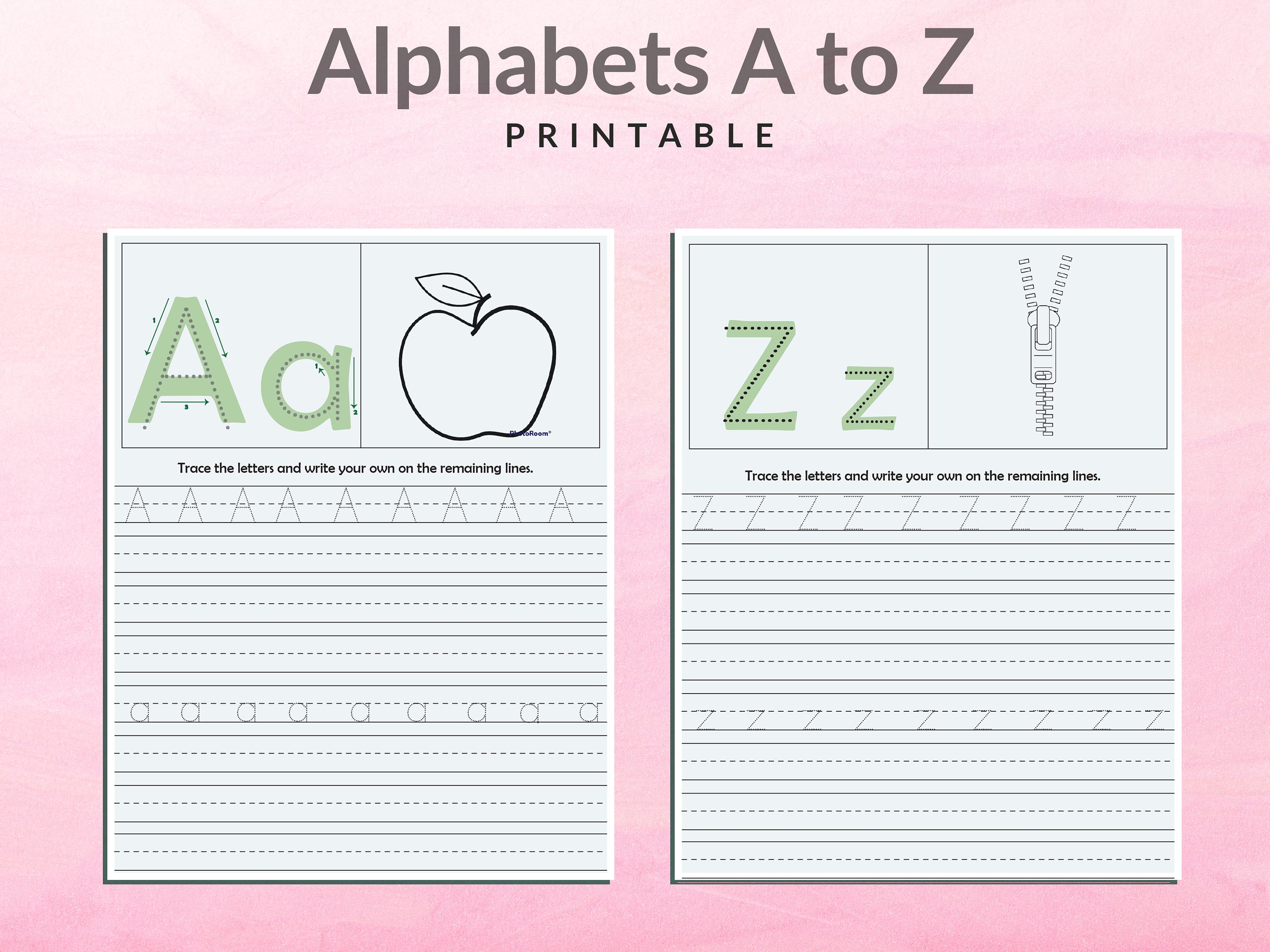 Alphabet Handwriting Practice Sheet, Printable Handwriting Worksheets ...