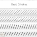 Basic Strokes Handwriting Practice Sheet, Printable Handwriting ...