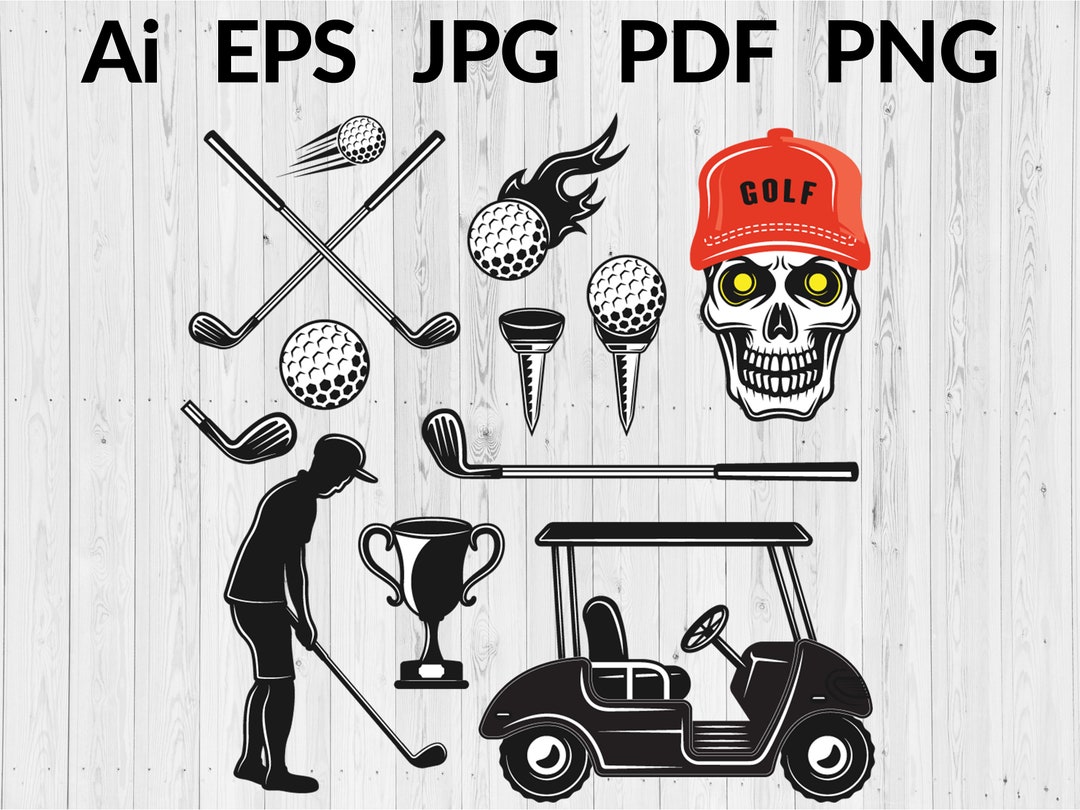 Golf Svg Bundle, Golf Svg, Golf Club Svg, Golf Ball Svg, Cut Files for ...