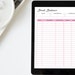 Printable Bank Balance, Bank Balance Printable, Bank Account Log ...