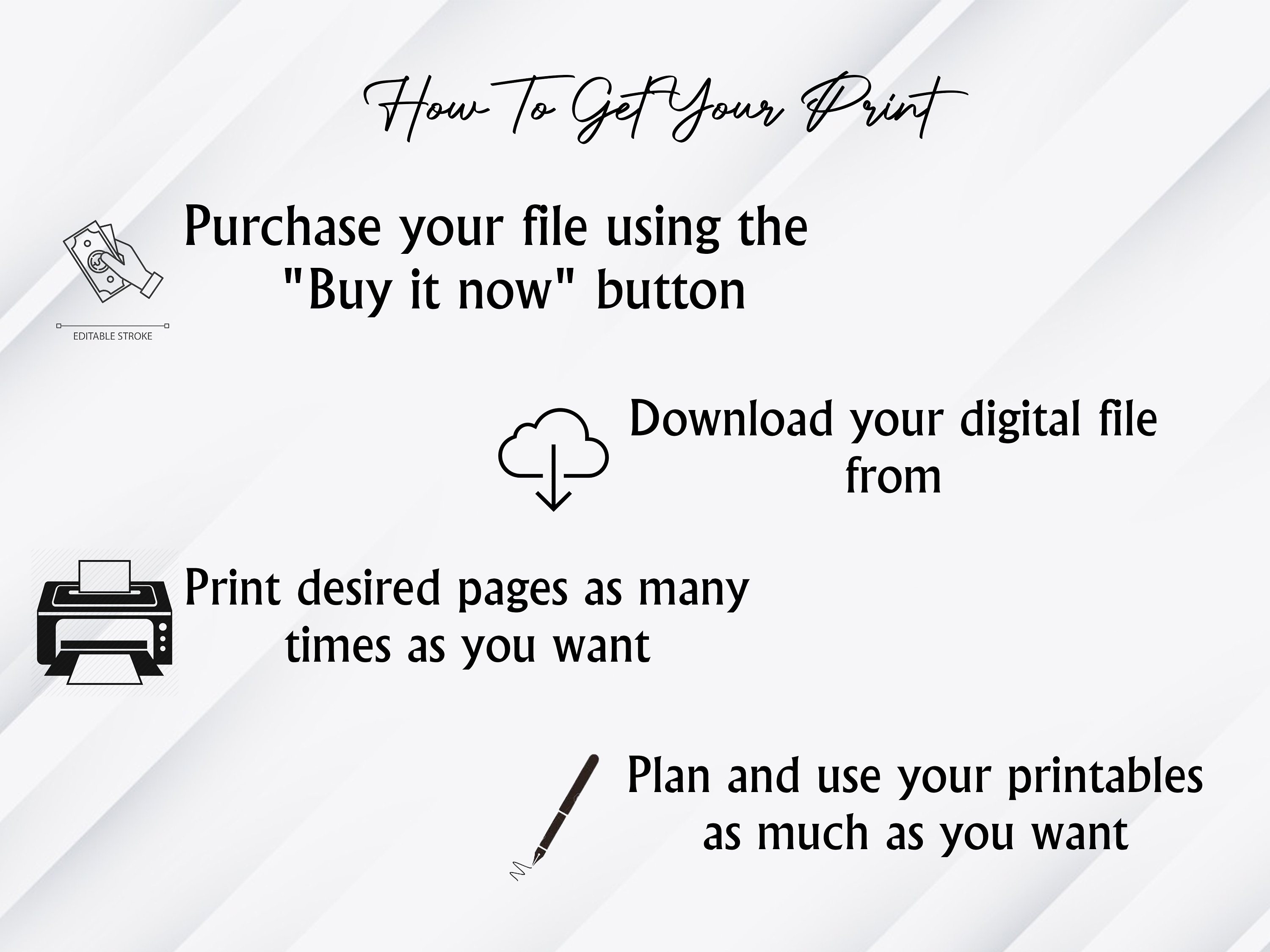 Basic Strokes Handwriting Practice Sheet, Printable Handwriting ...