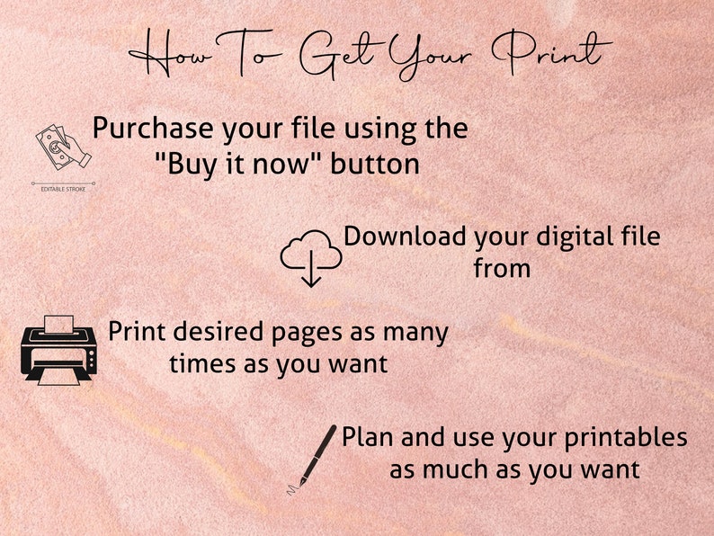 Printable Study Planner, Language Study Planner, Study Template, Study ...