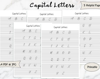 Alphabet Handwriting Practice Sheet, Printable Handwriting Worksheets ...