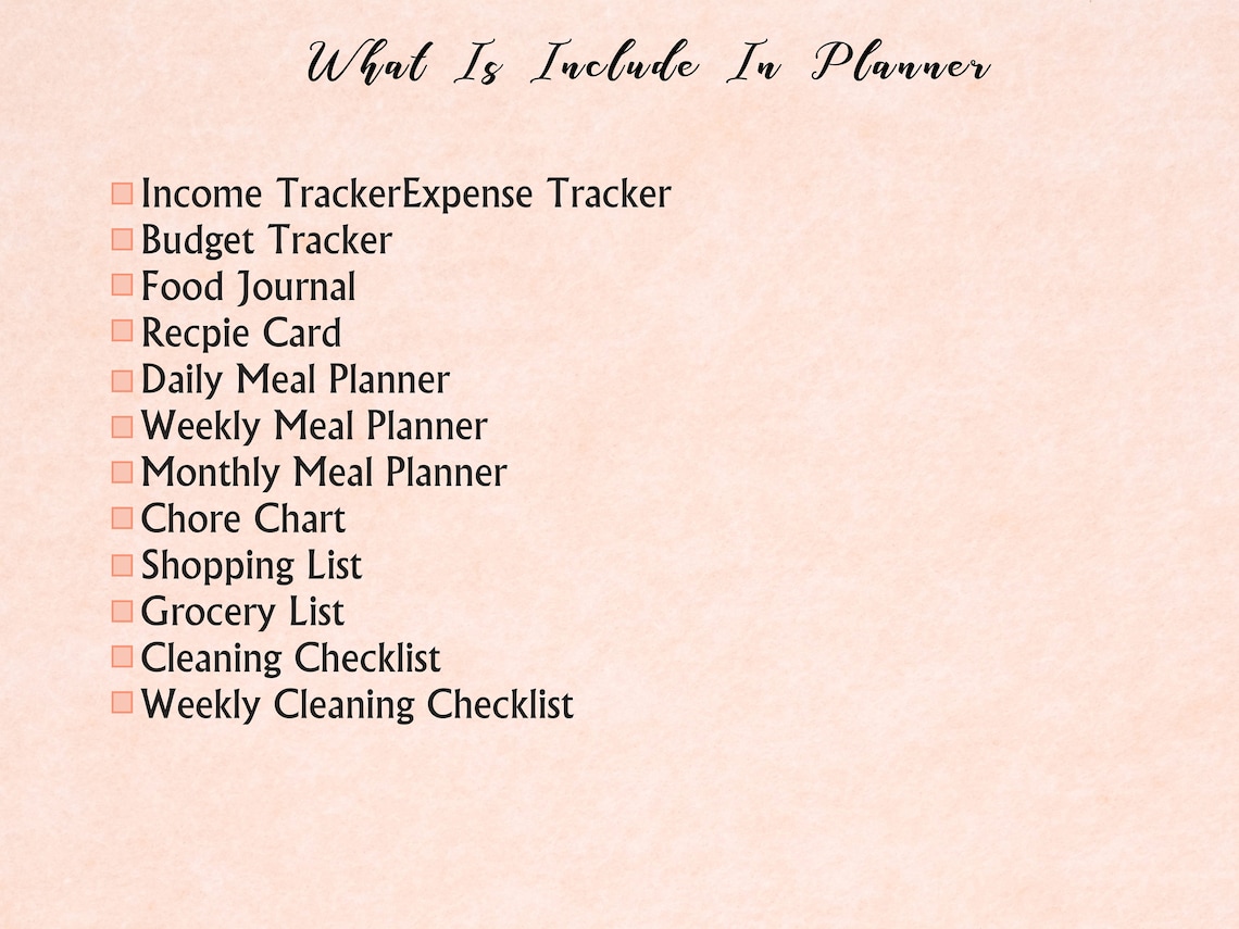 Printable Home Management Planner, Home Management Binder, Household ...