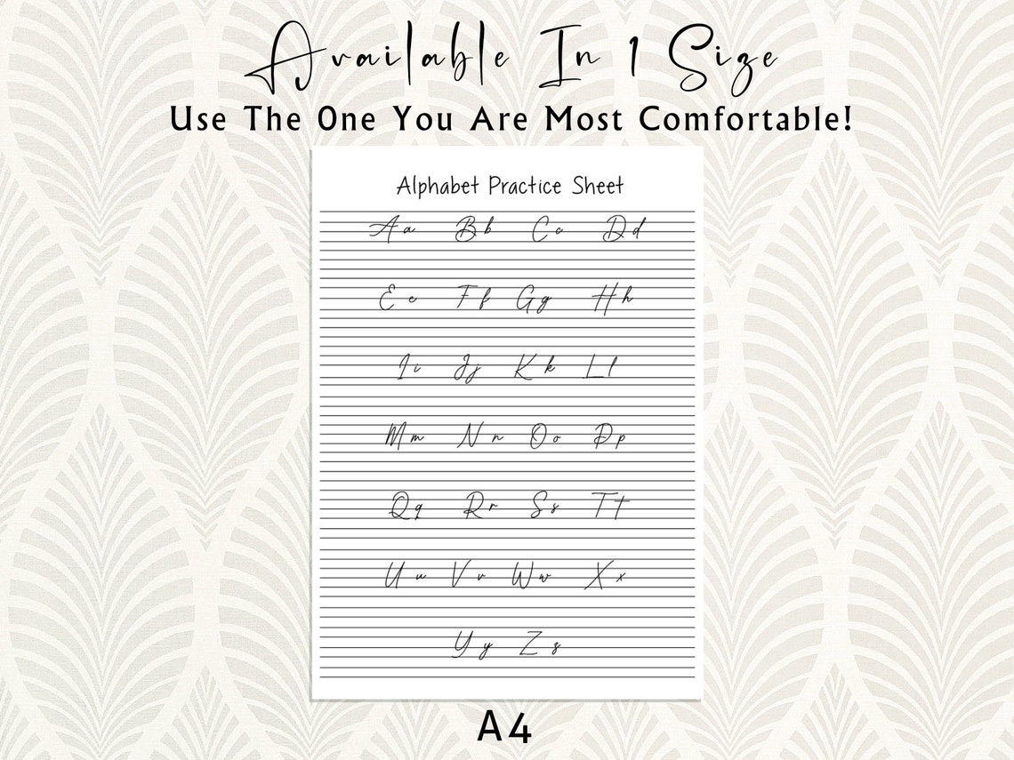 Alphabet Handwriting Practice Sheet, Printable Handwriting Worksheets ...
